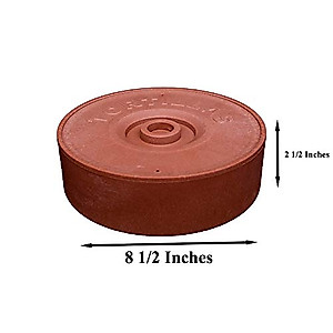 Caspian 8-1/2"Dia Brown Brick Color Tortilla Keeper/Warmer/Server Pancake Keeper with Lid, Food Container, Perfect for Keeping Tortillas, Pancakes, Waffles, Taco Warm, 1 Piece