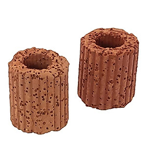 DGHAOP 10pcs Water Plants Cultivation Fixed Ring Base 25mm Aquatic Water Plant Fixed Ring for Aquarium Landscape Ceramic Plant Pot