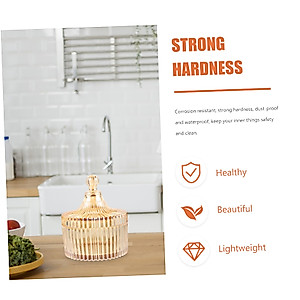 FELTECHELECTR Candy Dish with Lid Covered Candy Bowl Swab Bottle Decorative Storage Jar Ideal for Elegant Candy Container for Sweets and Treats