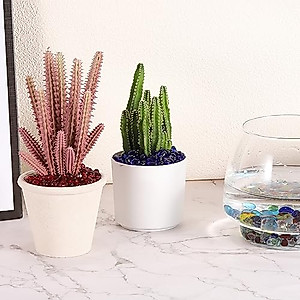 MECCANIXITY 500g/1.1lb 3-6mm Decorative Glass Stones, Polished Glass Pebbles Marbles DIY Decor for Vase Filler Beads Crafts Fish Tank Aquarium Garden Decoration, Green