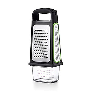 OXO Good Grips Etched Box Grater with Removable Zester, Steel