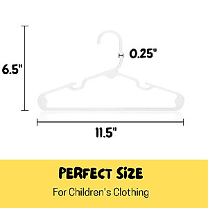 Mr. Pen- Plastic Kids Hangers, 10 Pack, Baby Hangers, Baby Hangers for Nursery, Baby Clothes Hangers, Baby Hangers for Closet, Kid Hangers, Kids Hangers Plastic, Childrens Hangers, Small Hangers.