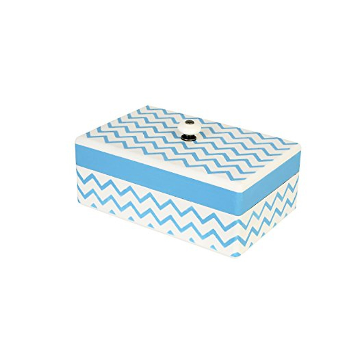 Walnut Hollow Unfinished Wood Roomy Box with Hinged Lid for Arts, Crafts and Home Decor Brown