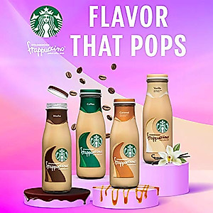 Starbucks Frappuccino Coffee Drink, Caramel, 13.7 fl oz Bottles (12 Pack)