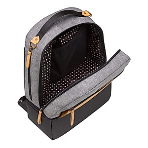 Petunia Pickle Bottom Axis Backpack | Baby Bag | Diaper Bag Backpack | Baby Bottle Bag for Parents | Stylish Baby Bag Organizer| Sophisticated and Spacious Backpack for On The Go Moms | Camel/Graphite