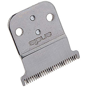 Andis Carbon Stainless-Steel Deep-Tooth Replacement T-Blade – for Model D-8, Slim-Line Pro-Li Cord/Cordless Trimmer - Close & Sharp Cutting, Zero-Gapped, Dependable & Long-Life Blade – Silver