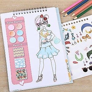 Mr. Pen- Fashion Sketchbook Kit, Fashion Design Sketchbook, Kids Fashion Design Kit, Fashion Designer Kits for Girls, Fashion Design Book, Kids Drawing Kit, Fashion Design for Kids