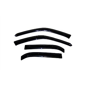 Auto Ventshade [AVS] Ventvisor / Rain Guards | Smoke Color, 4 pc | 94033 | Fits 1998 - 2002 Chevrolet Prizm/Toyota Corolla Sedan