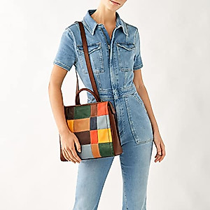 Fossil Women's Parker Leather Convertible Backpack Purse Handbag