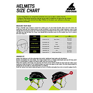 Rollerblade Skate Helmet, Unisex, Black,Large