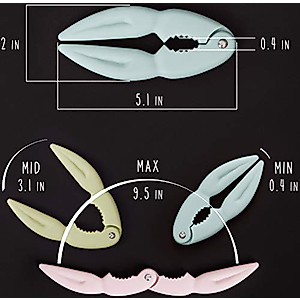 Nut Crab Lobster Crackers Tools Set - Crab Crackers and Tools for Crab Legs - Seafood Opener Tool Set