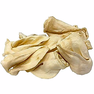 Bark Treasures Cow Ears Dog Treats (12 Pcs/Pack) - Best Cow Ear Dog Chews - Safe Rawhide Alternative - Cow Ears for Dogs - Premium Thick Cow Ears