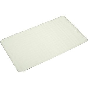 Rubbermaid Commercial Safti-Grip Bath Mat, Large, White, FG704104WHT