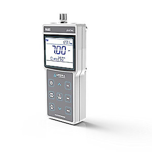 Apera Instruments AI421 PH400S Portable Ph Meter Kit, 0.01 Ph Accuracy, -2.00 to 19.99 pH Range, GLP Data Management (500 Groups of Data Storage), USB Data Output, 1.3" Height, 3.4" Wide, 7" Length
