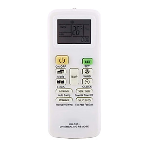 Tihebeyan Universal Air Conditioner Remote Control, Remote Control Replacement for Gree Midea LG Sharp Haier Toshiba Samsung Air Conditioning