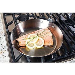 Viking Culinary Contemporary 3-Ply Stainless Steel Cookware Set, 10 Piece, Dishwasher, Oven Safe, Works on All Cooktops including Induction