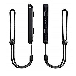 Nintendo Switch Original Joy-Con Strap - 2 Pack Black (Bulk Packaging) (Renewed)