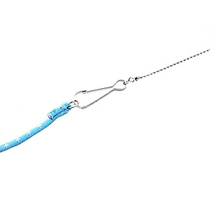 Harikaji Hamster Harness,Adjustable Harness Vest Leash Hamster Chest Straps with a Small Bell Rat Mouse Squirrel Sugar Glider Small Animal (Blue)