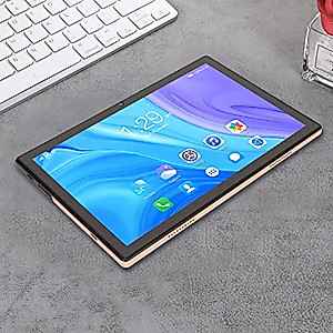 Pomya HD 10 Inch Tablet, 4G Calling Tablet，6GB RAM 128GB ROM,8800mAh Battery,Dual Camera Tablet, Kids Friemds