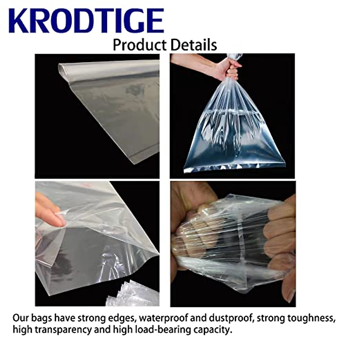 10 Pack 32x42 inches 1.6Mil Large Clear Plastic Storage Bags, Clear Big Giant Dustproof Moistureproof Storage Bags, XL Bags Perfect for Blanket,Duvets,Clothes and Big Plush Toys Luggage,Pillows, Suitcase, Comforter and More, Reusable(10 Bags+10 Ties)