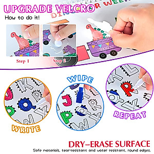 Busy Book for Toddlers 3-5, Preschool Learning Activities, Dinosaur Themes Quiet Book,Montessori Toys for Kids, Autism Sensory Toys,Gifts for Boys Girls,Airplane Tracing Book