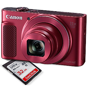 Canon PowerShot SX620 HS Digital Camera along with 32GB, Deluxe Accessory Bundle and Cleaning Kit (Renewed)