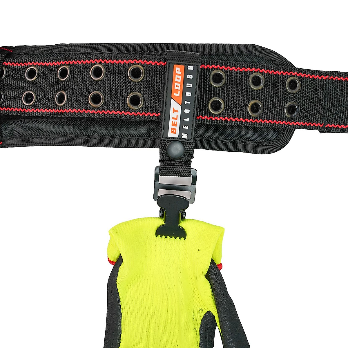 MELOTOUGH Work Glove Holder Glove Strap Quick Leash With Alligator Clip 2 pk