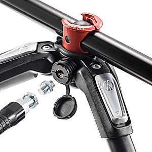 Manfrotto MT190XPRO4 Aluminum 4-Section Tripod,Black