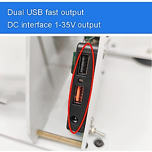 GEHPYYDS 50w 100w Portable Pedal Generator, Dual USB Crank Generator, Exercise Bike Generator, DC Output 1-35V, Easy to Carry When Traveling, Emergency Power Supply,100W