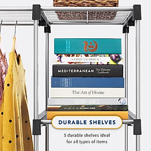 Whitmor Double Rod Freestanding Closet Organizer