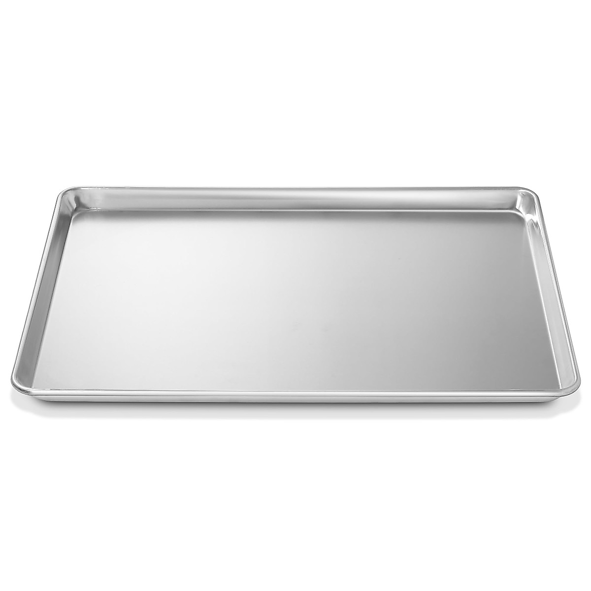 Last Confection 18" x 26" Commercial Grade Baking Sheet Pans, 4 Pack - Aluminum Full-Size Rimmed Cookie Sheet Trays