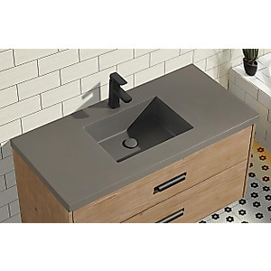 Ari Kitchen & Bath Kane 42" Bathroom Vanity Weathered Fir