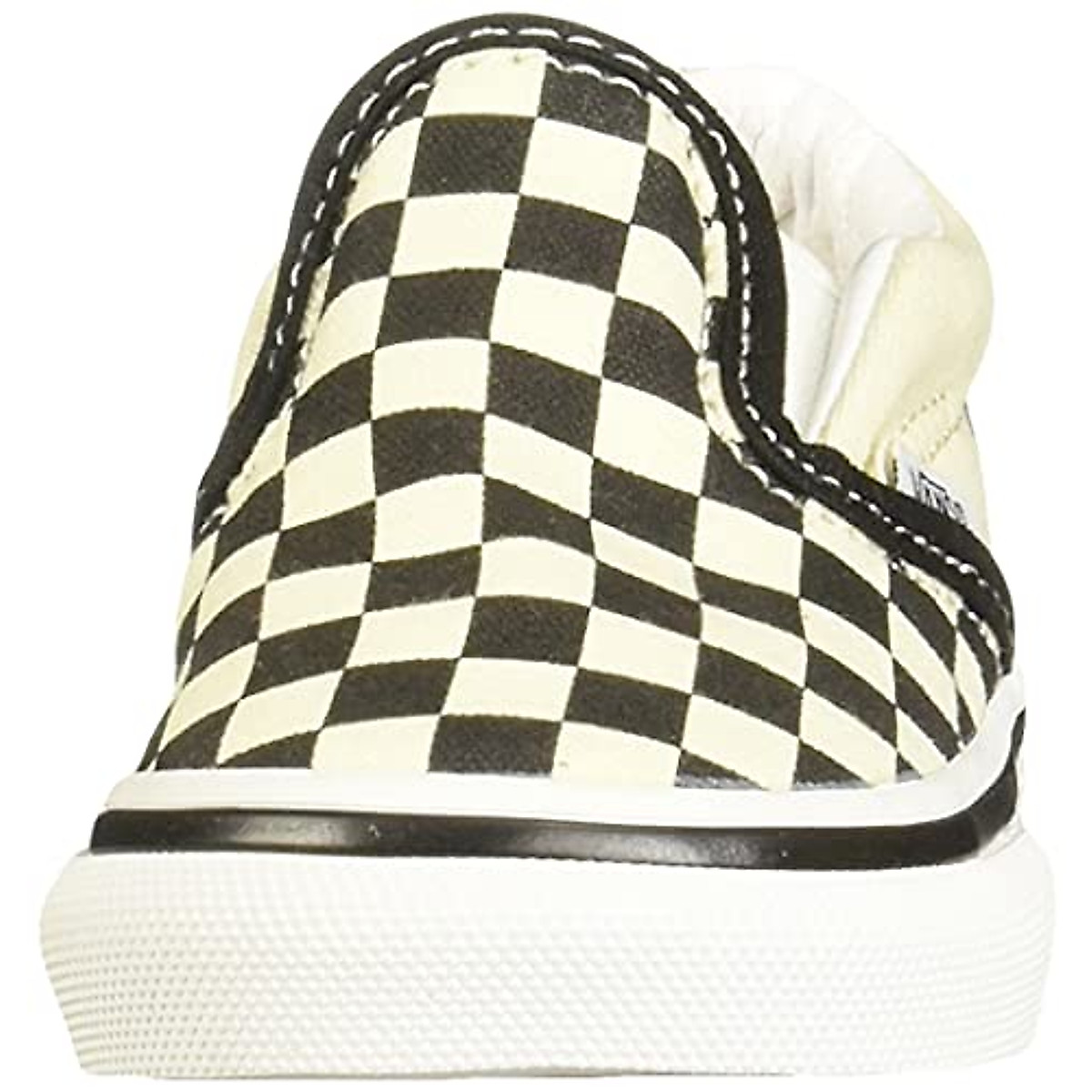 Vans Unisex CLASSIC SLIP-ON Sneakers, Black/White Checkerboard/White, 5 M US Toddler