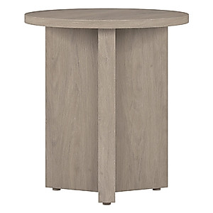 Henn&Hart Anders end-Tables, 20" Wide, Gray