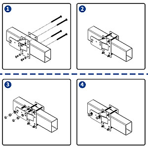 Spare Tire Carrier,Spare Tire Mount for Trailer,Heavy Duty Holds up to 160 Lbs,Fits 4 & 5 & 6 Lugs Trailer Wheels on 4", 4.5'', 4.75'', 5'' and 5.5'' Bolt Patterns