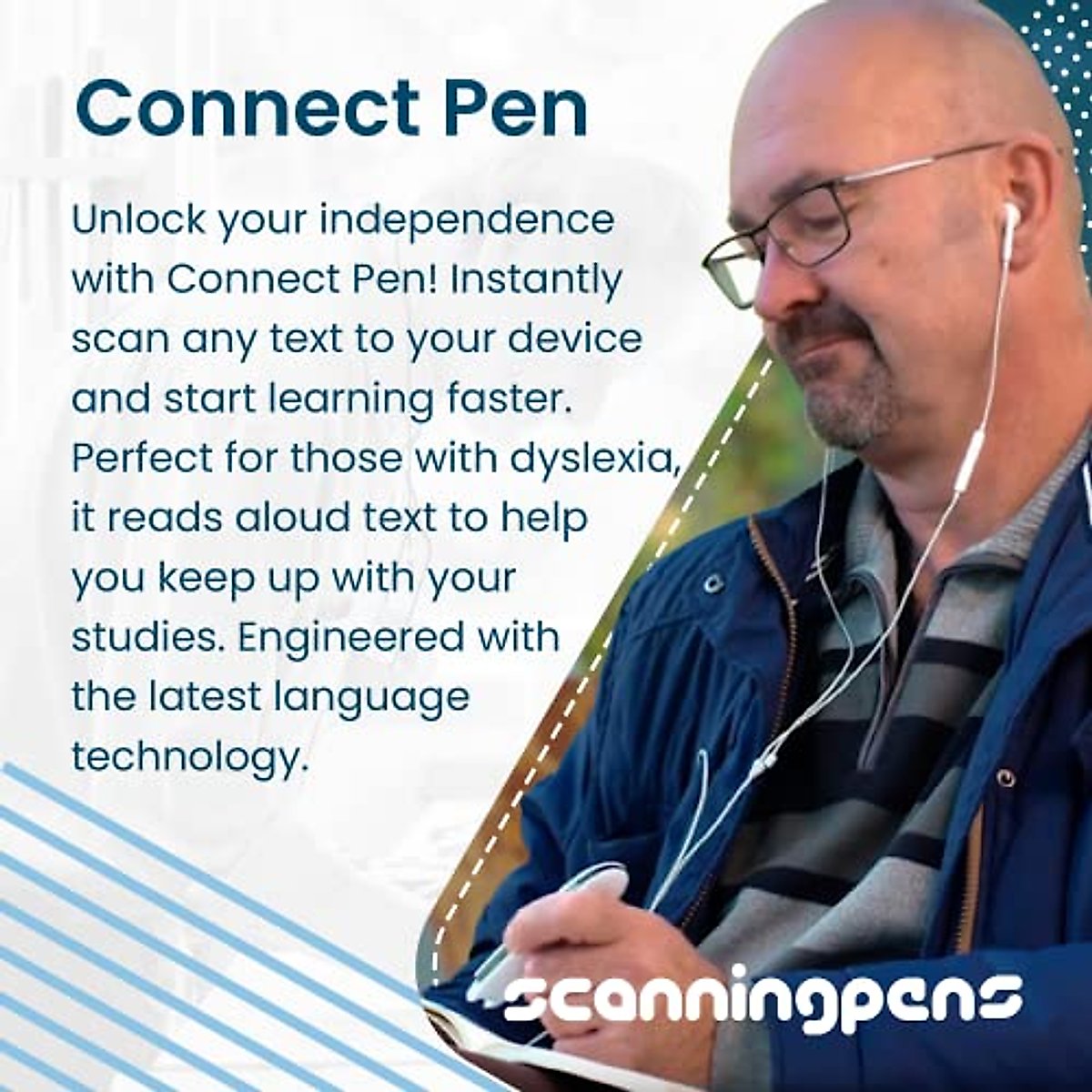 C Pen Text to Speech Connect Pen - OCR Scanning Device for Reading, Literacy & Learning | Assistive Tool for Dyslexia & Learning Differences | Meetings, Study | Windows & Mac