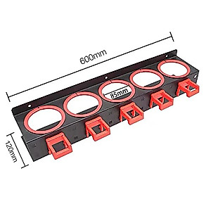 Spray Bottle Storage Rack Abrasive Material Hanging Rail Car Beauty Shop Accessory Display Auto Cleaning Detailing Tools Hanger