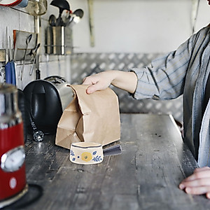 Mini Ceramic Saucepan,Ceramic Milk Pot for Induction Electric Gas Stoves to Serve Side Dishes, Desserts, Condiments