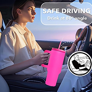 Kiki New York Tumbler with lid (Pink)