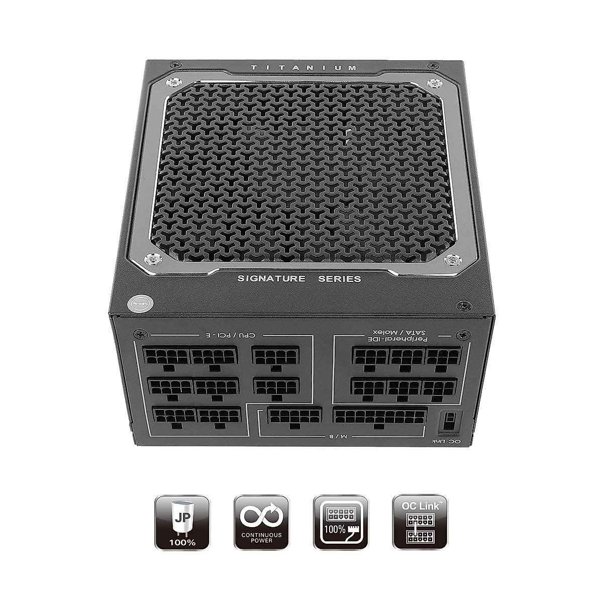 Antec Signature Series ST1000, 80 PLUS Titanium Certified, 1000W Full Modular with OC Link Feature, PhaseWave Design, Full Top-Grade Japanese Caps, Zero RPM Mode, 135 mm FDB Silence & 10-Year Warranty