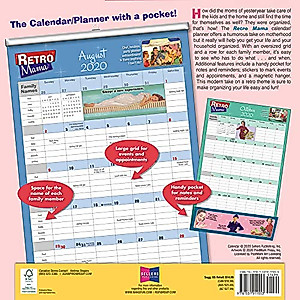 2021 Retro Mama 17-Month Wall Calendar/Planner