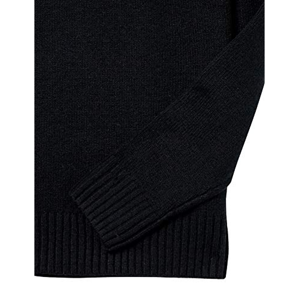 Amazon Essentials Men's Long-Sleeve Soft Touch V-Neck Sweater, Black, X-Large
