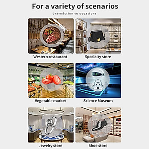 FTVOGUE 96W 3D Hologram Advertising Display Glasses Holographic Fan for Commercial Shop Signs Bars Casinos Parties