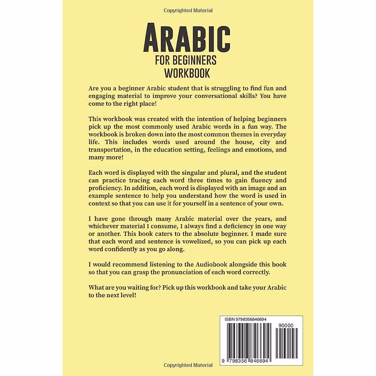 Arabic For Beginners Workbook: Learn The Most Commonly Used Words In Context