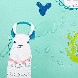 Yifasy Shelf Liner Alpaca Cactus Self-Adhesive Waterproof Drawer Paper Protect Furniture Wall Surface Decor Toy Storage Trunk 118x17.7 Inch