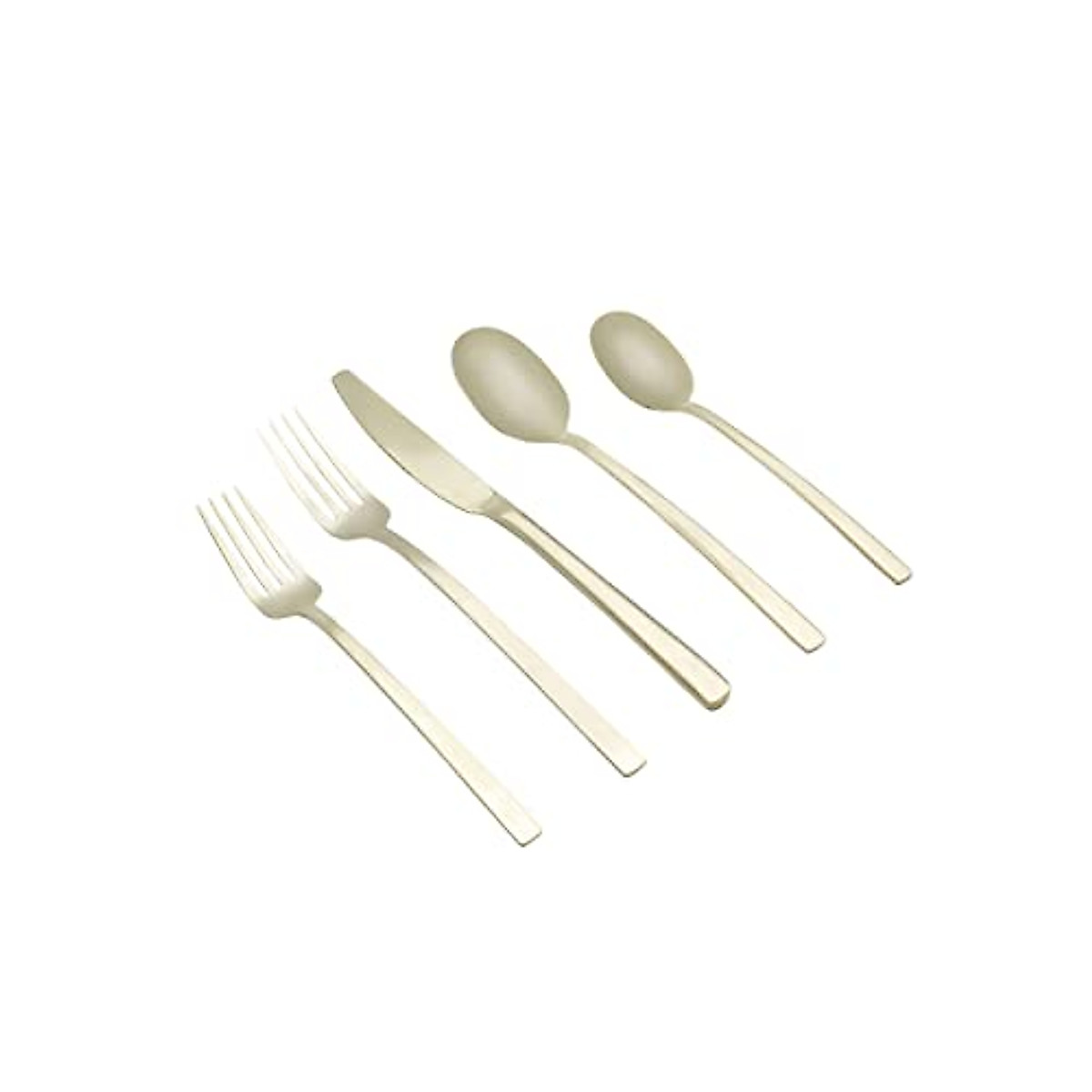 Cambridge Silversmiths Beacon Champagne Satin 20 Piece Flatware Set, Service for 4, silver