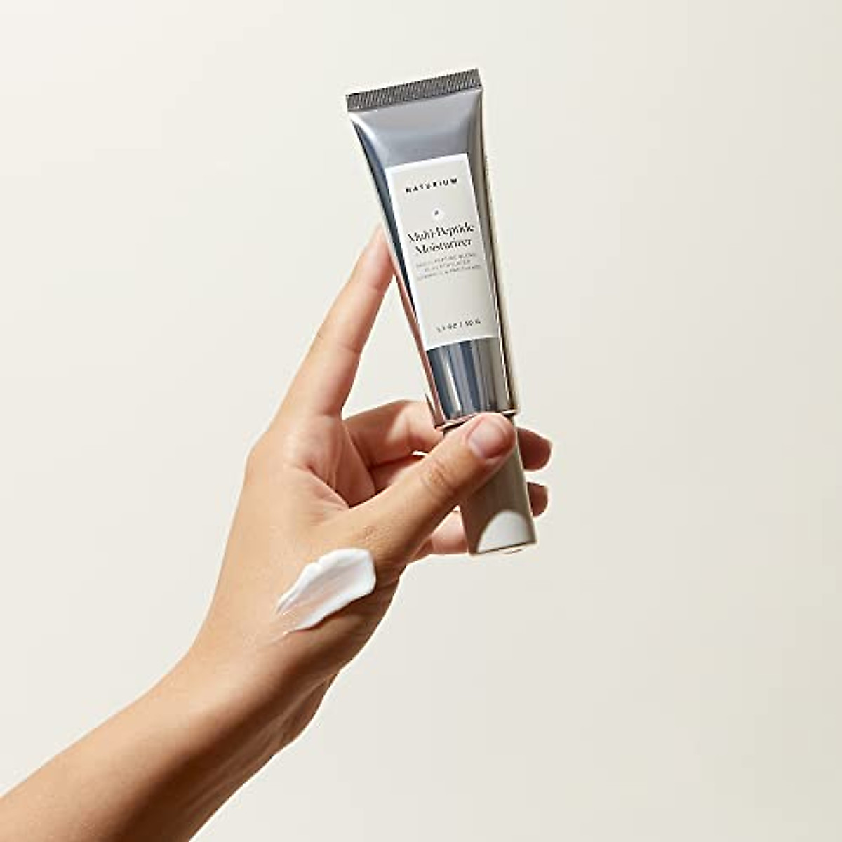 Naturium Multi-Peptide Moisturizer Plus Ethylated Vitamin C & Panthenol, Hydrating & Smoothing Skin Care, 1.7 oz