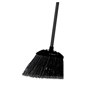 Rubbermaid Commercial 637400Bla Lobby Pro Broom Poly Bristles 35-Inch Metal Handle Black