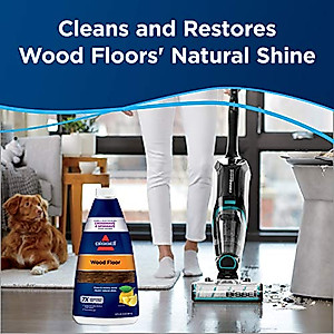 Bissell Crosswave Wood Floor Cleaning Formula, 32 oz. 1929, RED, 32 Fl Oz