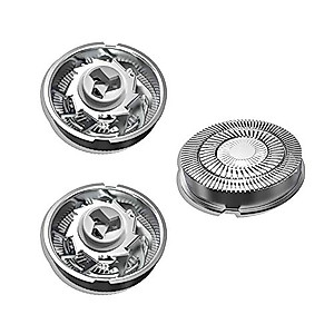 Replacement heads for electric shavers,Waterproof Replacement Blades for Mens Shaver,3-Pack